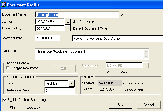 DM5 Integration with Law Manager